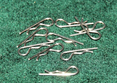 10 Pack of 1mm R-Clips (Beta Pins) in Stainless Steel Freepost Total ...