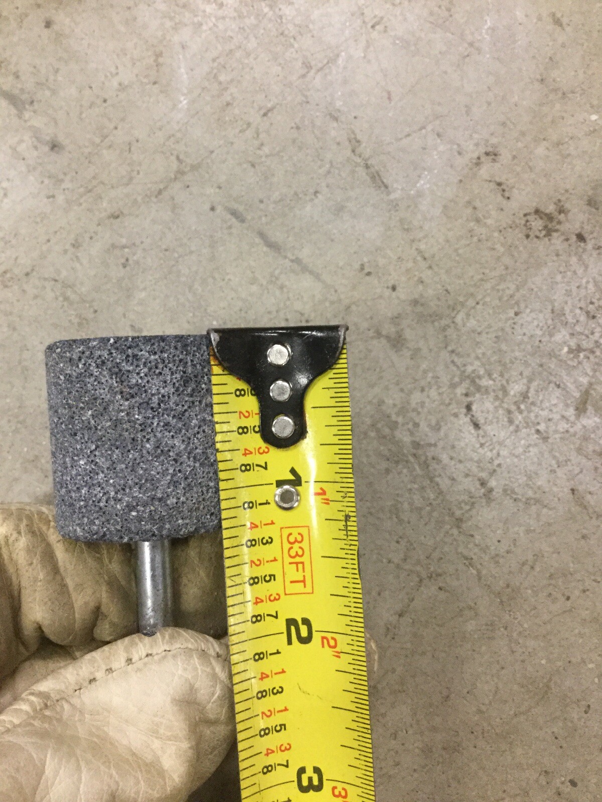 10- 1-1/4” x 1-1/4” L x 1/4” Shank Cylindrical Mounted Abrasive ...