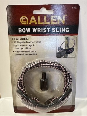Allen -Archery Bow Wrist Sling -6627-Full Grain Leather Yoke- Pink ...