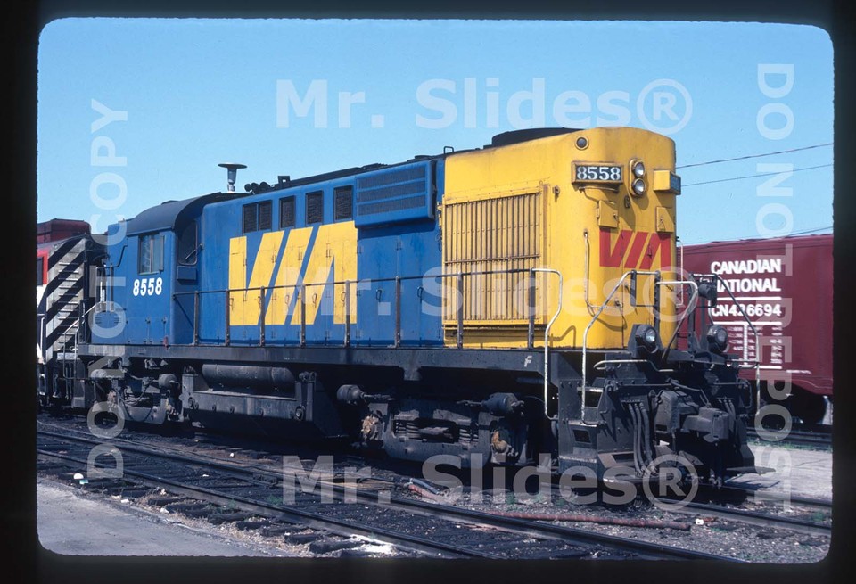 Original Slide VIA MLW RS10 8558 - RARE!!! Winnipeg AB Only 1 On VIA ...