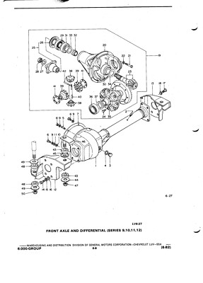 New OEM Chevrolet LUV Truck Carrier Differential Gear Front Axle ...