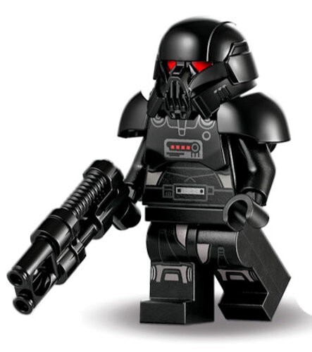 Lego Star Wars Dark Trooper Minifigure Loose From 75324 Dark Trooper ...