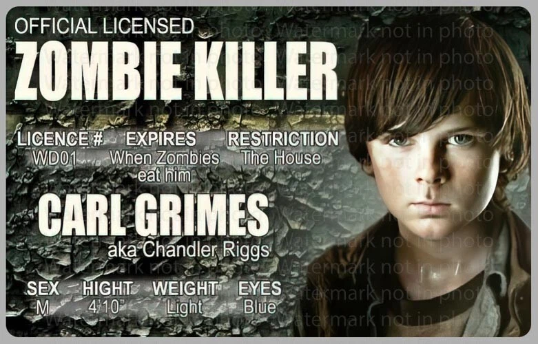 Carl Walking Dead Zombie