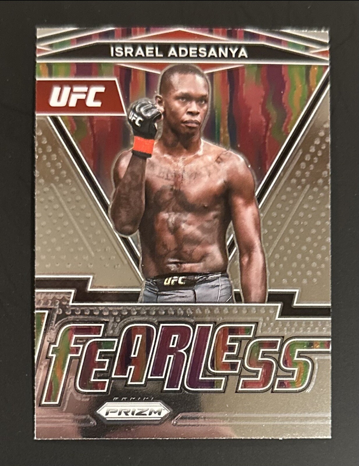 2022 Panini Prizm UFC Israel Adesanya Fearless Insert #1 | eBay