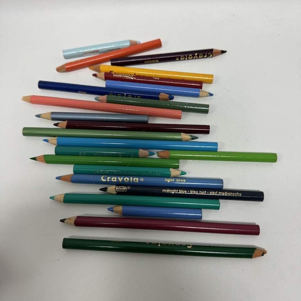 Crayola Pencils Lot of 120+ Colored USED Multi Colors | eBay