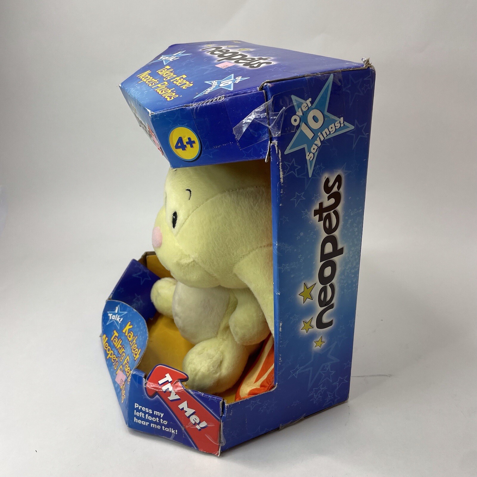 NEW Neopets Yellow Kacheek Interactive Talking Plush 2003 Thinkway Toys ...