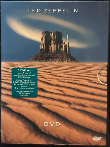 Led Zeppelin DVD 2-Disc Unreleased Live Footage Albert Hall Madison ...