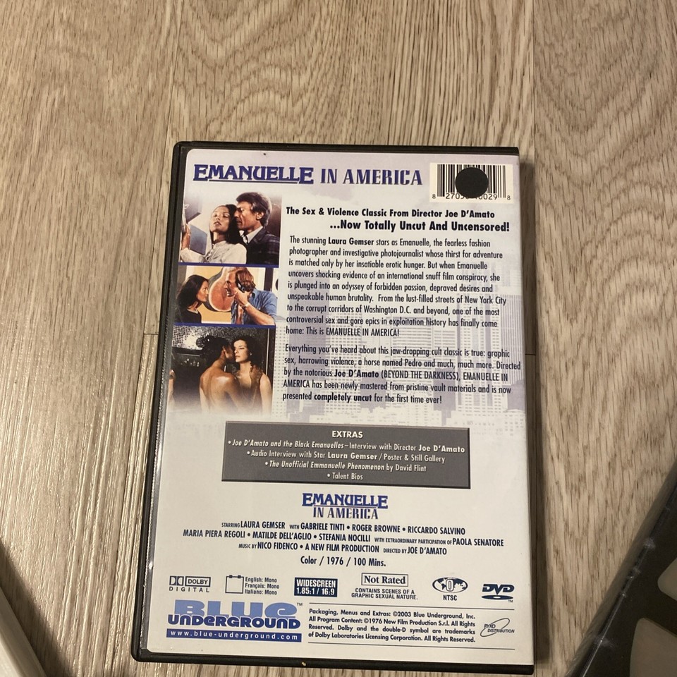 Emanuelle in America DVD 2012 Blue Underground Plus (8 Bonus DVD’s ...