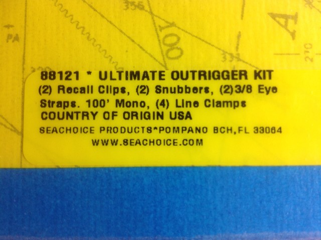 OUTRIGGER KIT ULTIMATE TROLLING CLIPS SNUBBERS LINE EYE STRAPS ...