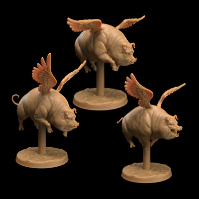 Flying Pigs by Dragon Trappers Lodge | D&D | DnD | Pathfinder | Print ...
