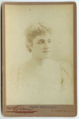 VINTAGE THEATRICAL VAUDEVILLE: Actress Agnes Huntington Cabinet Card By ...