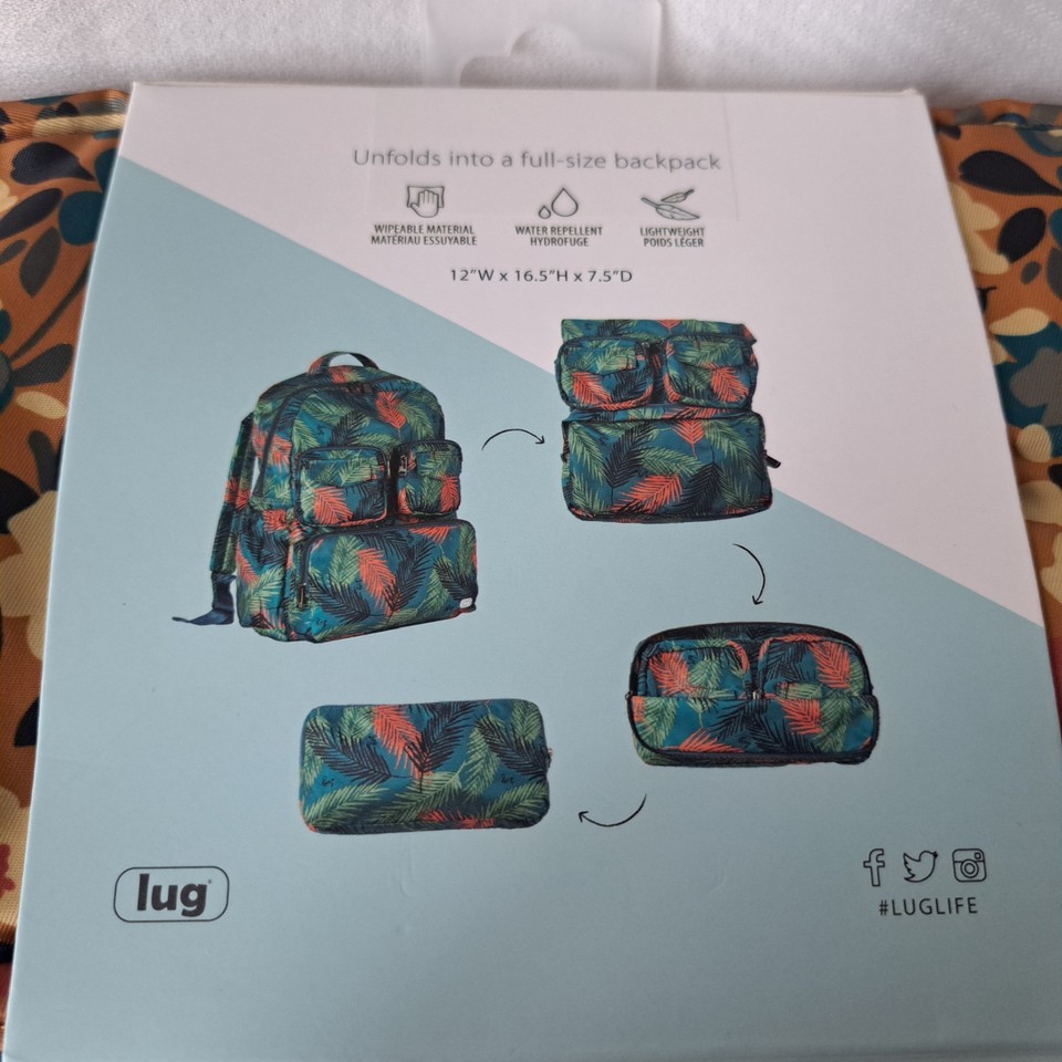 Lug Puddle Jumper Packable Backpack Wild Amber New | eBay