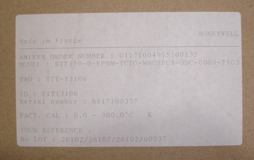 New Honeywell STT350-0-EPSM-TCTG-MB0SPUS-0DC-0000-F1C3 Temperature ...