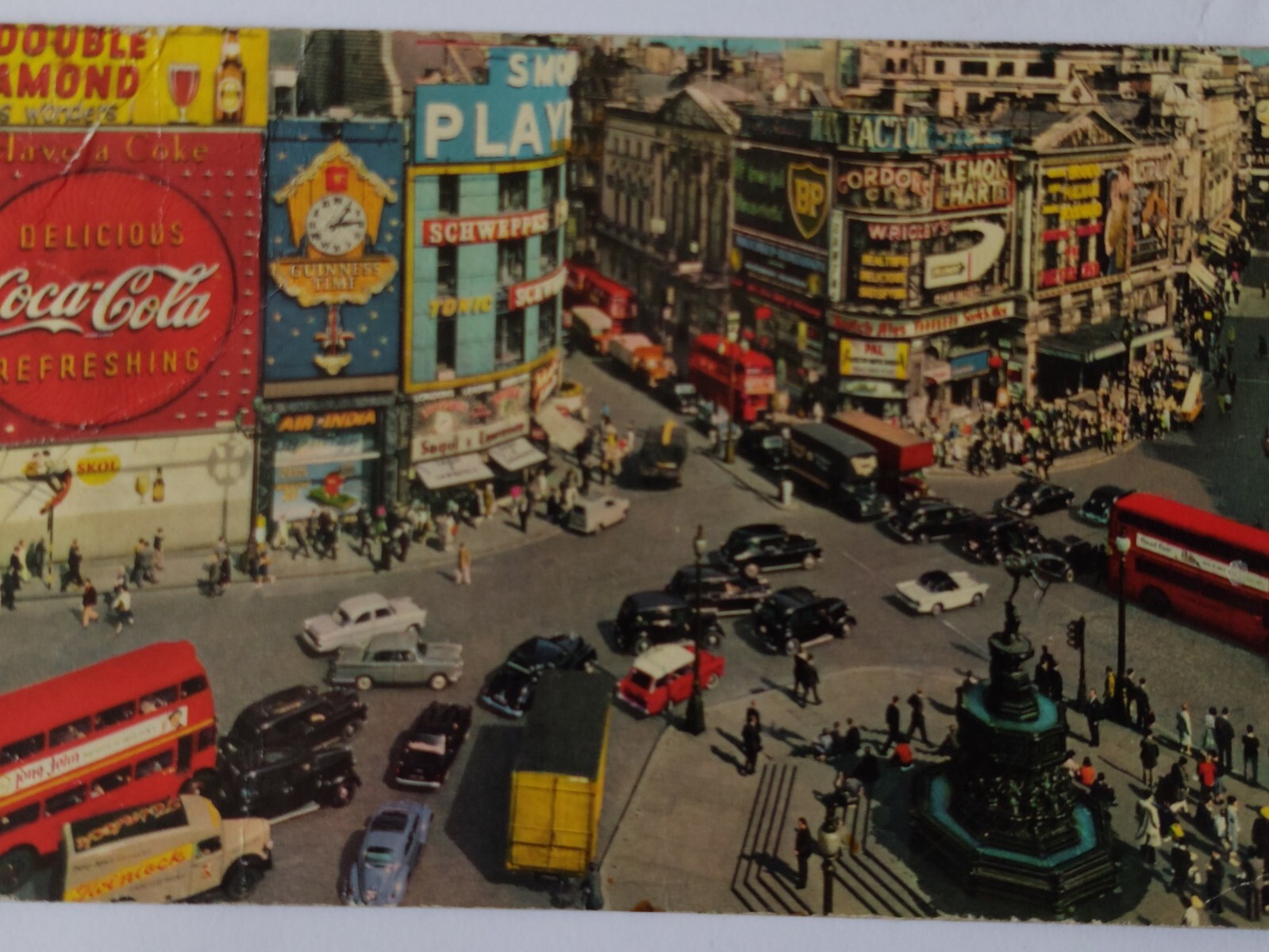 Vintage Postcard London Piccadilly Circus 1963-Posted/ UK John Hinde ...