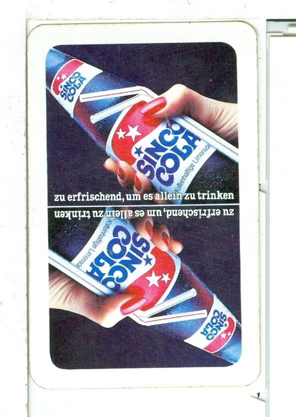 Single Playing Card Soda Pop "Sinco Cola" | eBay