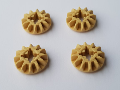 LEGO® 4 x 6589 Zahnrad 12 Zähne beige 4565452 (#LL) Technik Technic Tan ...