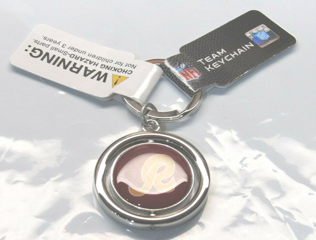 NFL Washington Redskins Spinning Logo Key Chain by Forever Collectibles ...