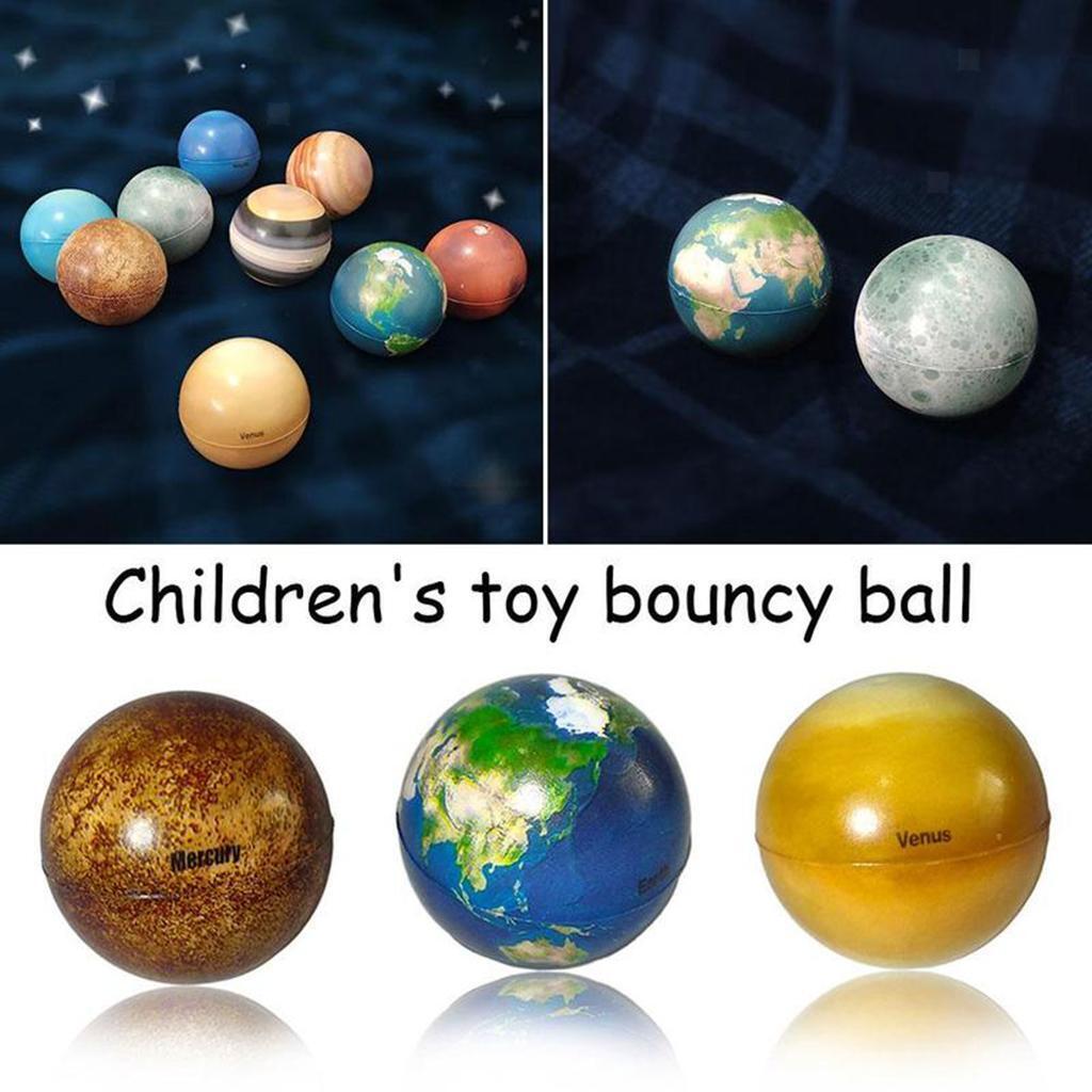 Star Bouncy Ball, Solar System Planet Balls,Stress Relief Educational ...