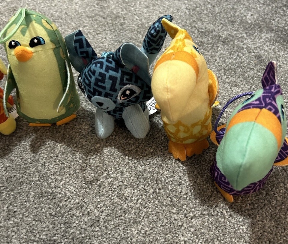 Animal Jam plush hanging figures from McDonalds Bundle X 8 | eBay UK