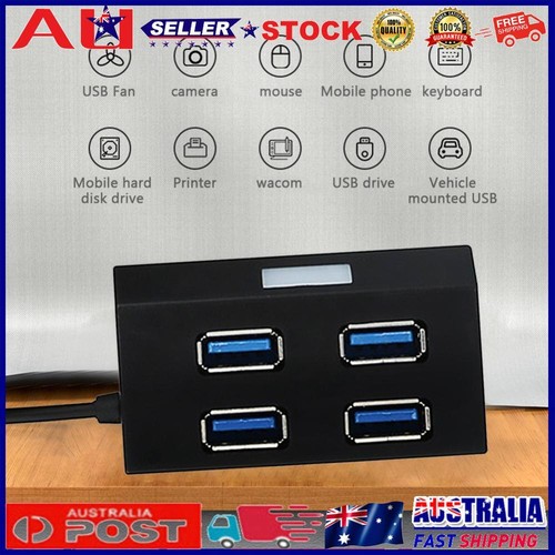 4 Ports USB 2.0 HUB Splitter Adapter External Converter for Desktop ...