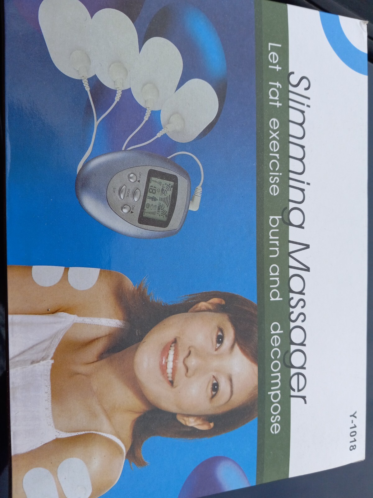 Full Body Massager Slimming Massage Electric Slim Pulse Muscle Relax 4 ...