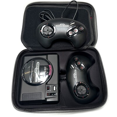 Sega Genesis Mini Classic Console 16 Bit MK-16000 W/ Cords 2 ...