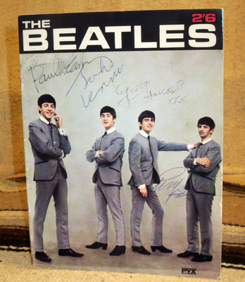 The Beatles Reproduction Autographed Poster 7 1/2" x 10" | eBay