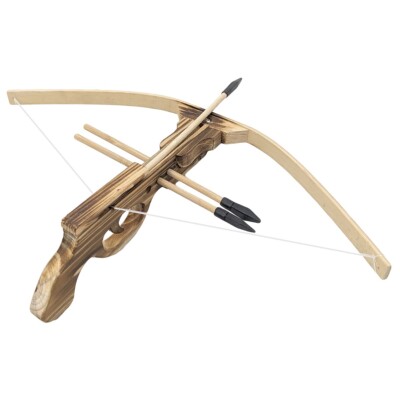 Toy Cross Bow&Arrow Archery Shooting Crossbow Set Wood&Bamboo for Kid ...