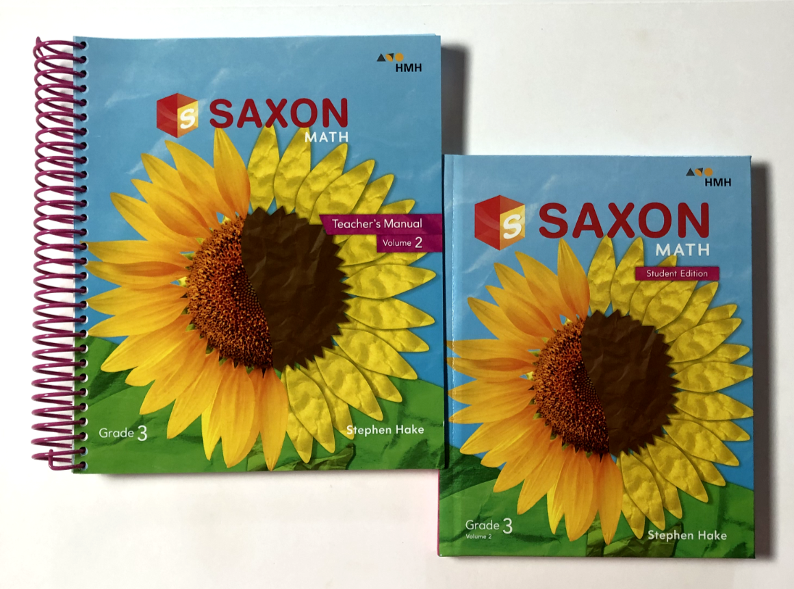 Saxon Math 3rd Grade Student Edition 3 Text Volume 2 Teacher's Manual ...