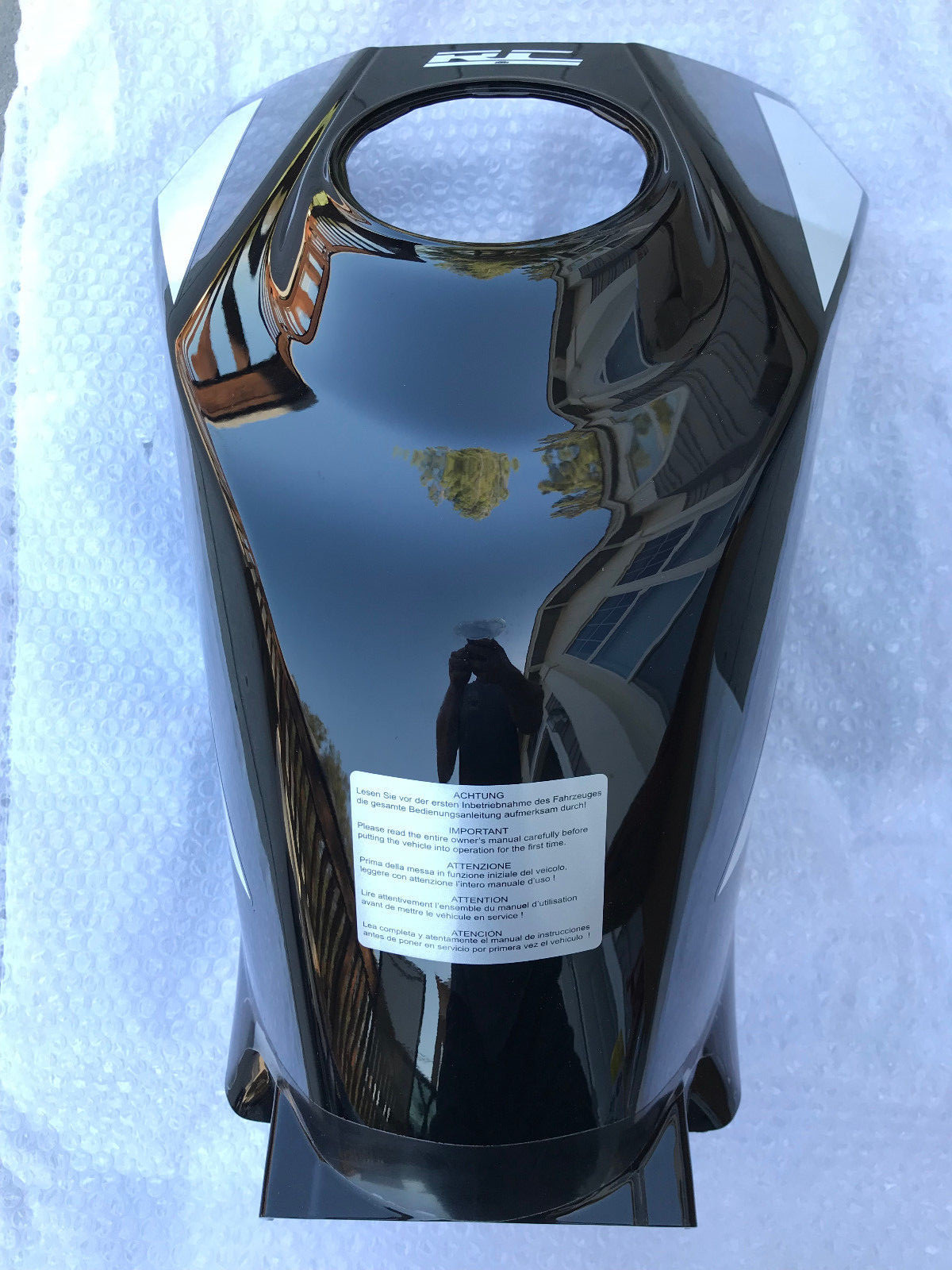 KTM RC 390 Gas Tank Cover ( Black ) OEM Stock Fits 2017 PN ...