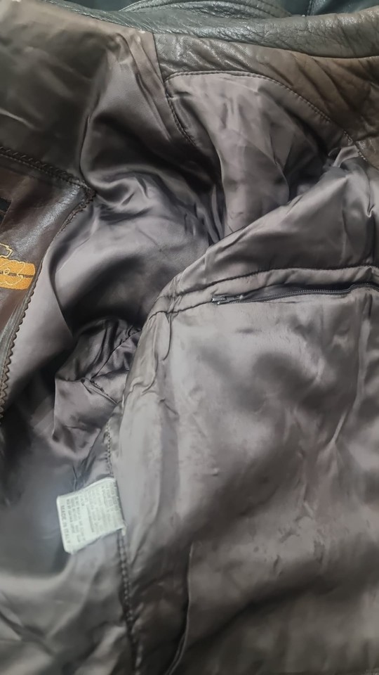 Giacca giubbino LA MATTA in pelle uomo marrone taglia XL cod. AN250 | eBay