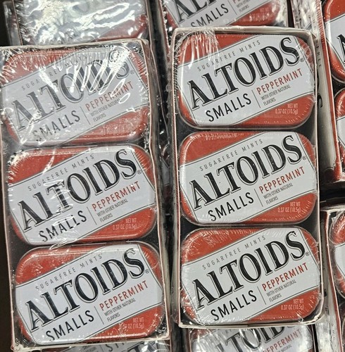 4 x -Altoids Smalls Sugar Free Mints, Peppermint, 0.37 oz, 36 ct ...