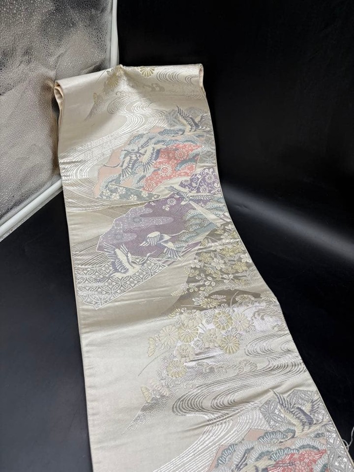 Luxury Pure Silk Bag Obi Formal Formal Fashion Obi Flowing Water ...