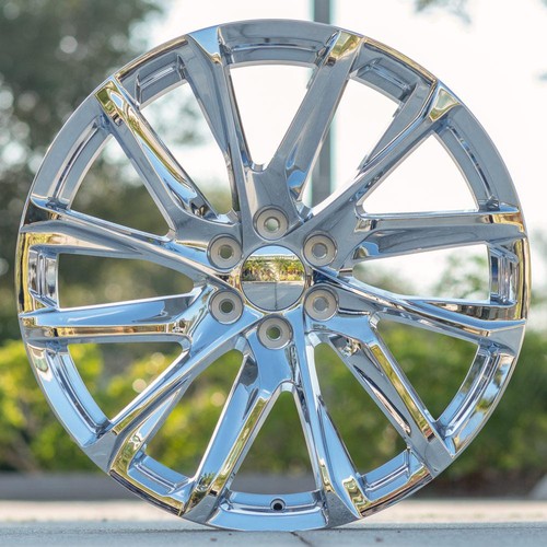 4875 Chrome 24-inch Wheels SET (4) Fits GMC Chevy Cadillac Escalade ...