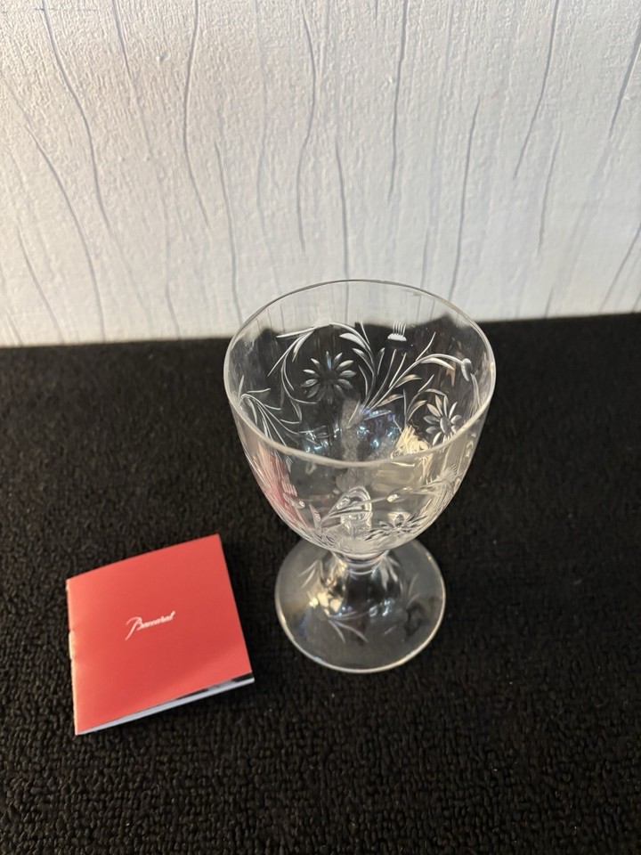 Engraved Crystal Water Glass Style Baccarat Mod13 | eBay