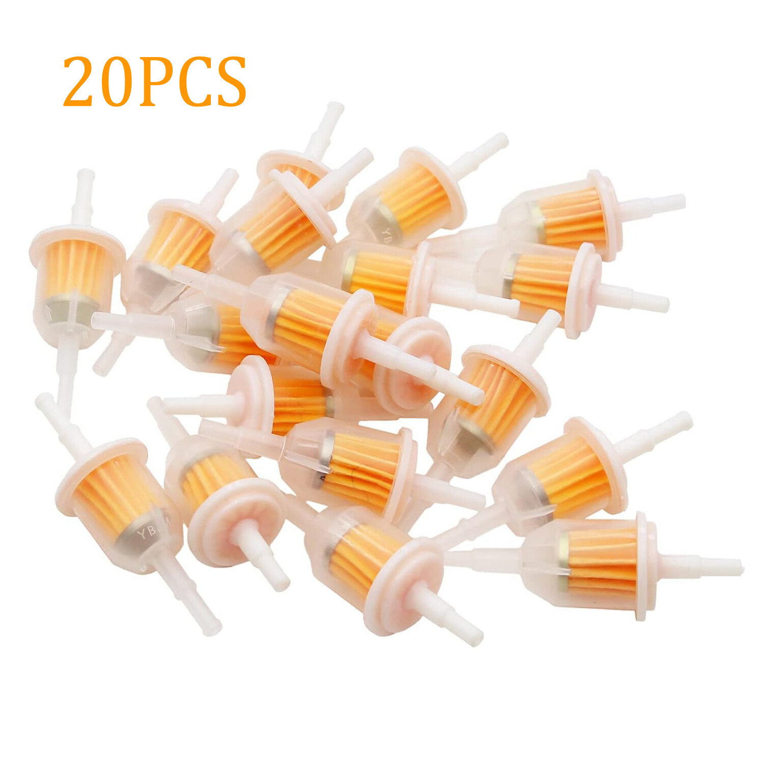 20Pcs Motor Inline Gas Oil Fuel Filter Small Engine For 1/4'' 5/16 ...