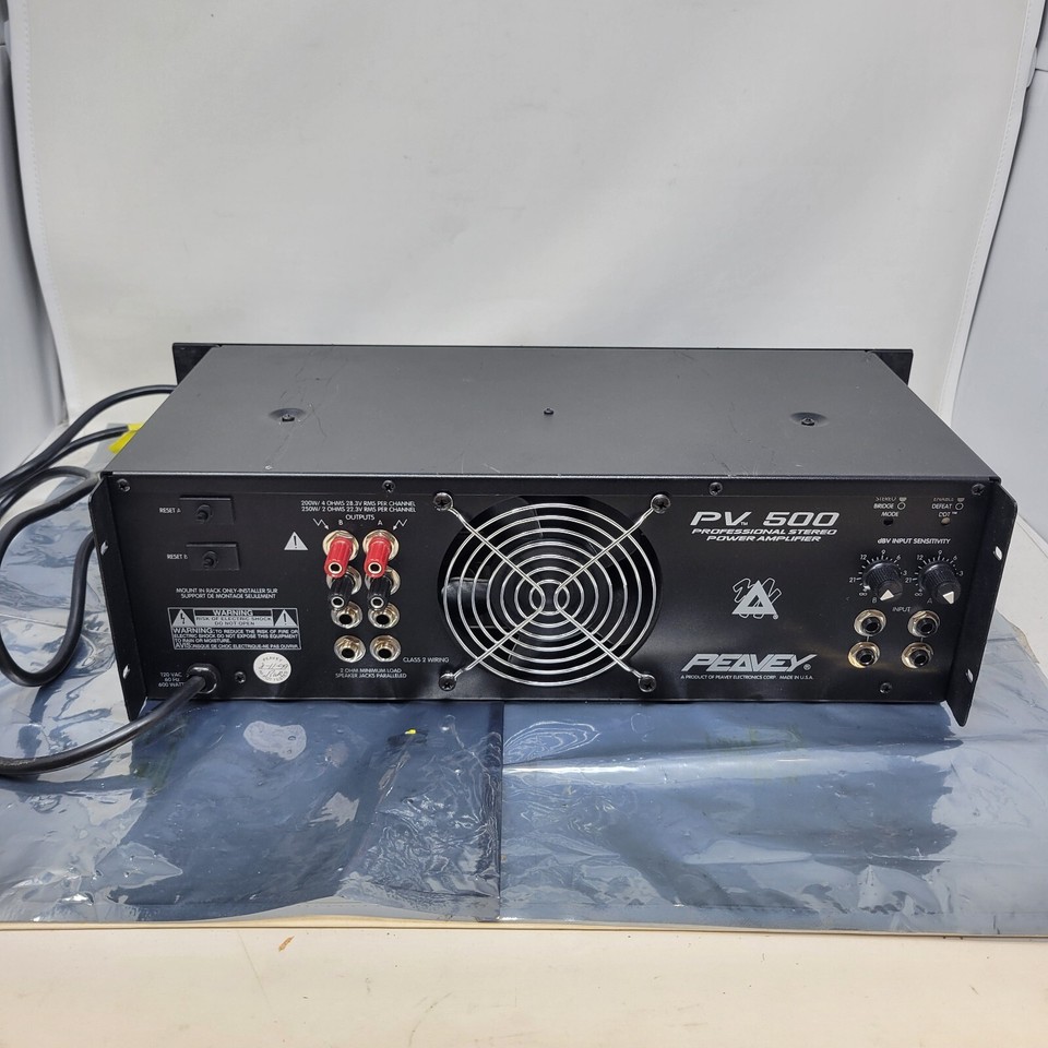 PEAVEY Power Amplifier PV 500 Fully Functional r1 | eBay