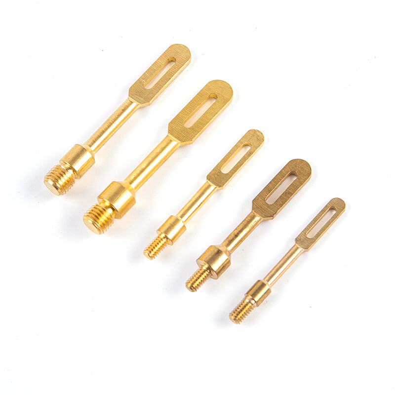 Hunting Gun Cleaning Patch Holder 8-32 Brass Slotted Tip Brush Head ...
