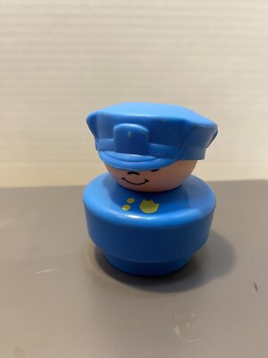 Vintage 1991 Fisher-Price Little People Chunky Policeman Cop For Rescue ...