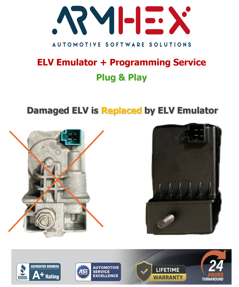 Mercedes Benz Steering Lock ESL ELV Emulator Programming W212 W207 W204 ...