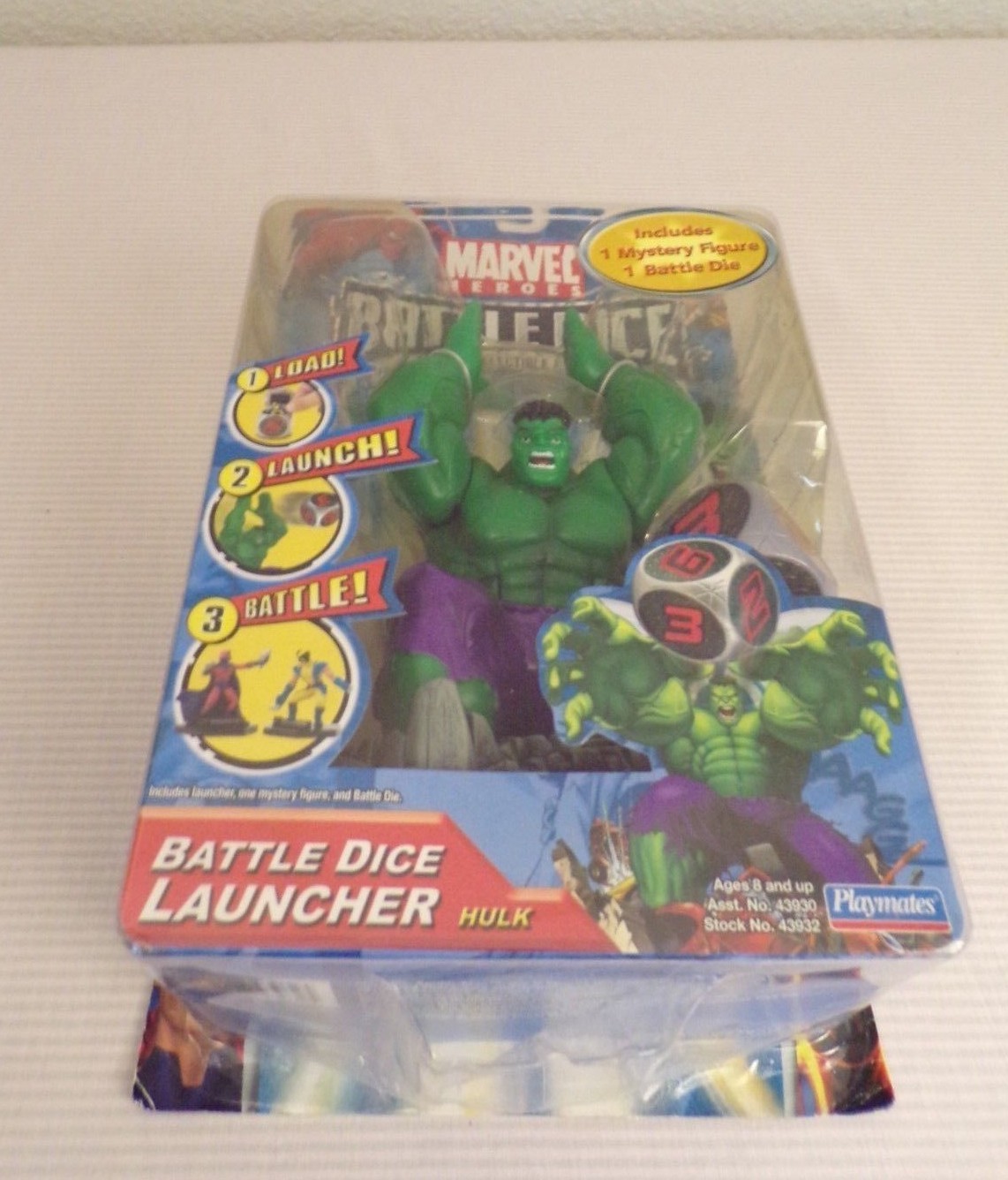 MARVEL HULK BATTLE Dice Launcher Playmates | eBay