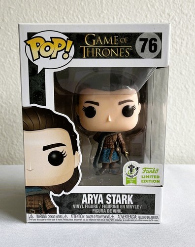 Funko Pop Game of Thrones Arya Stark 76 (ECCC 2019 Official Con Sticker ...