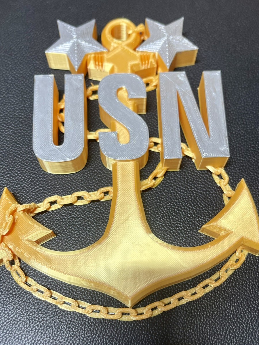 Navy Master Chief Anchor 4 Inch US Navy Master Chief Petty Officer