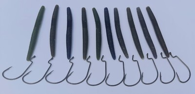 Soft Plastic Lures Weedless Worm baits Sea Fishing Sinko Worm Lures ...