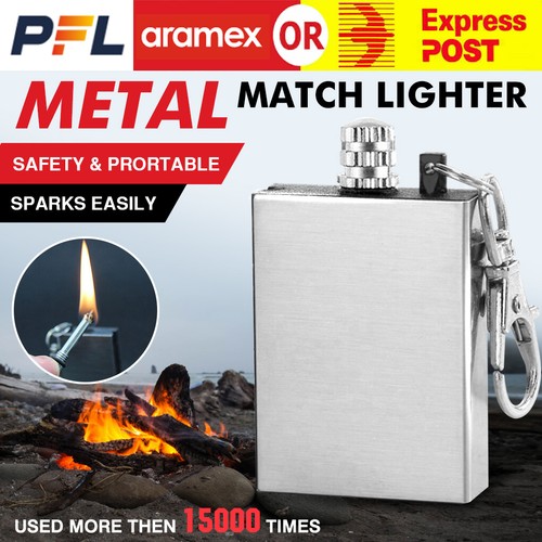 Permanent Match Box Lighter Survival Emergency Fire Starter With ...