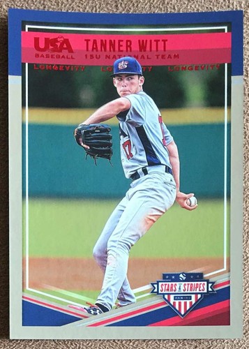 Tanner Witt 2018 Panini Stars & Stripes Longevity Ruby #69 /249 Rookie ...