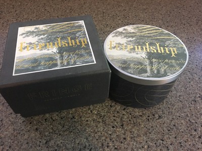 Friendship Scented Glass Candle By Fringe Studio Rare New! | eBay