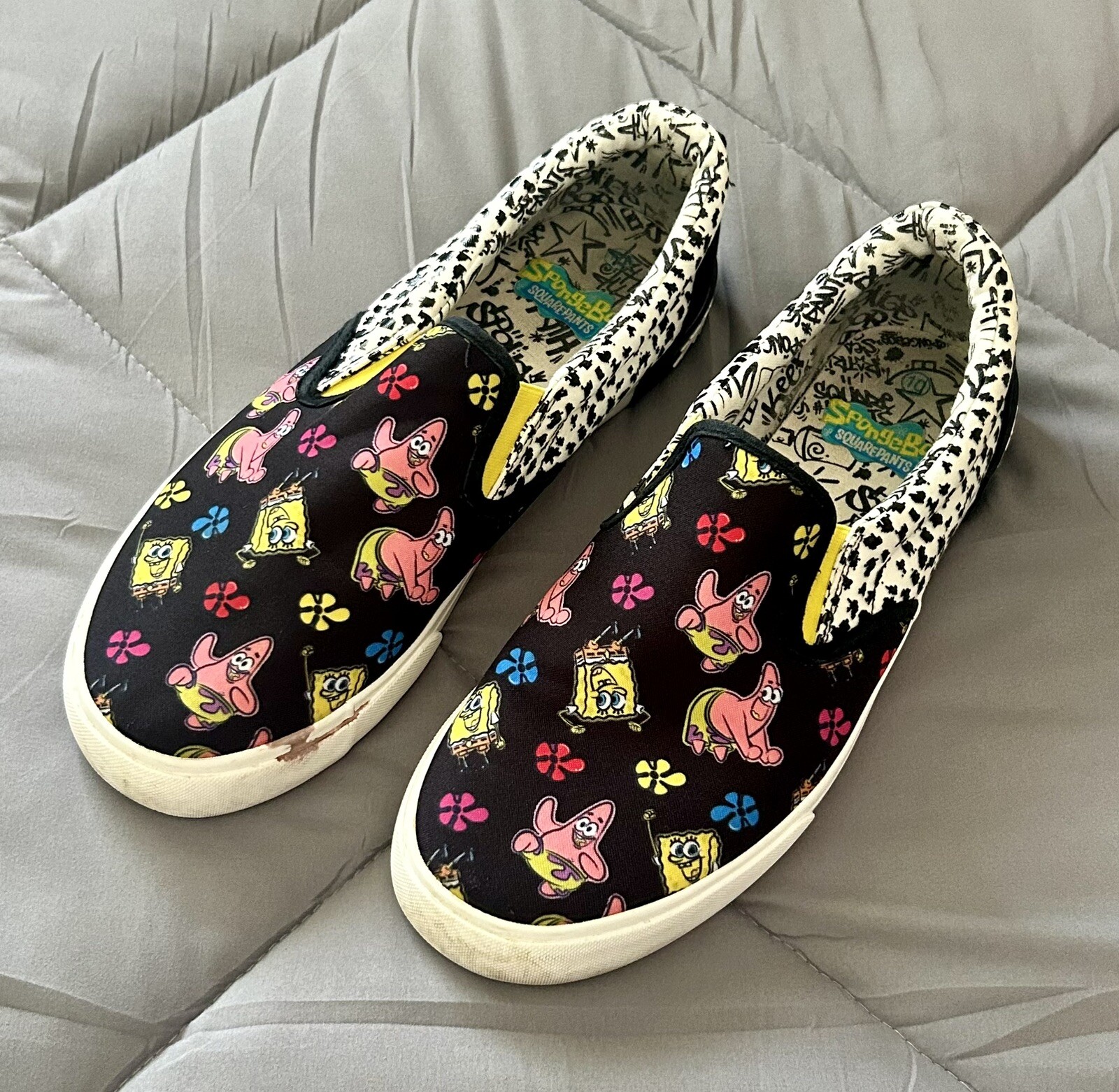 Ground Up SpongeBob SquarePants & Patrick Canvas Slip… - Gem