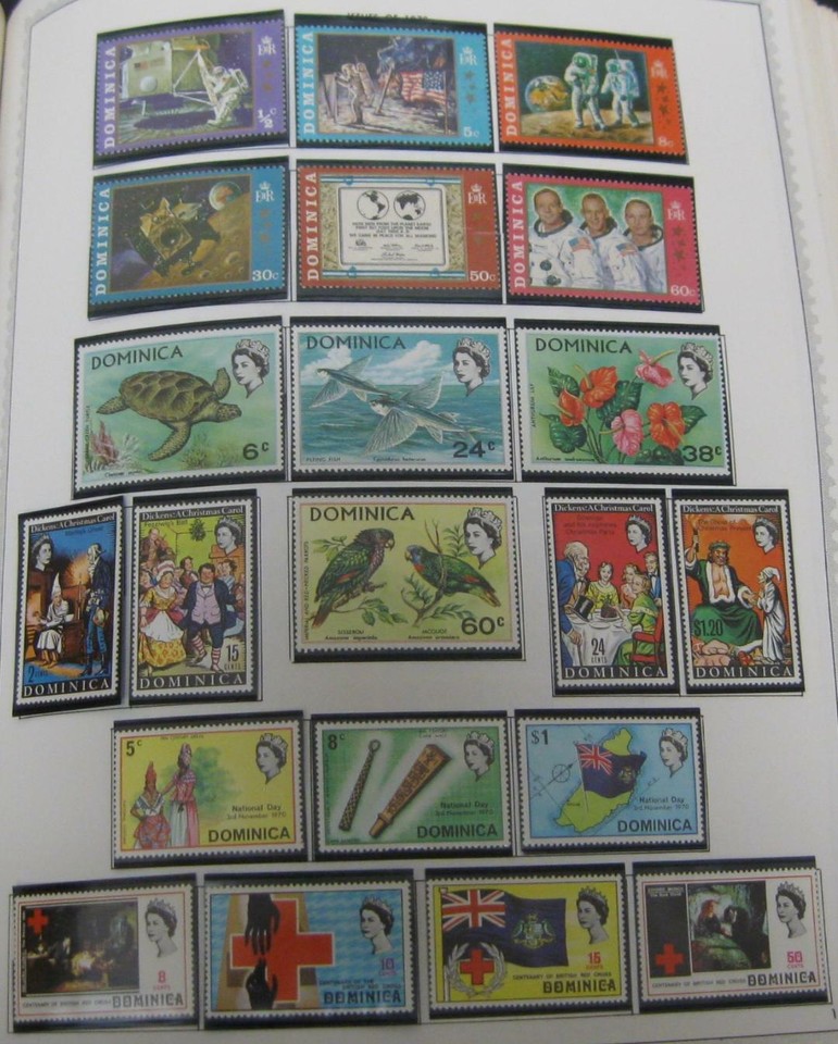 BRITISH COMMONWEALTH Mint, 25 Minkus albums, 1930s-80s, 106 countries ...
