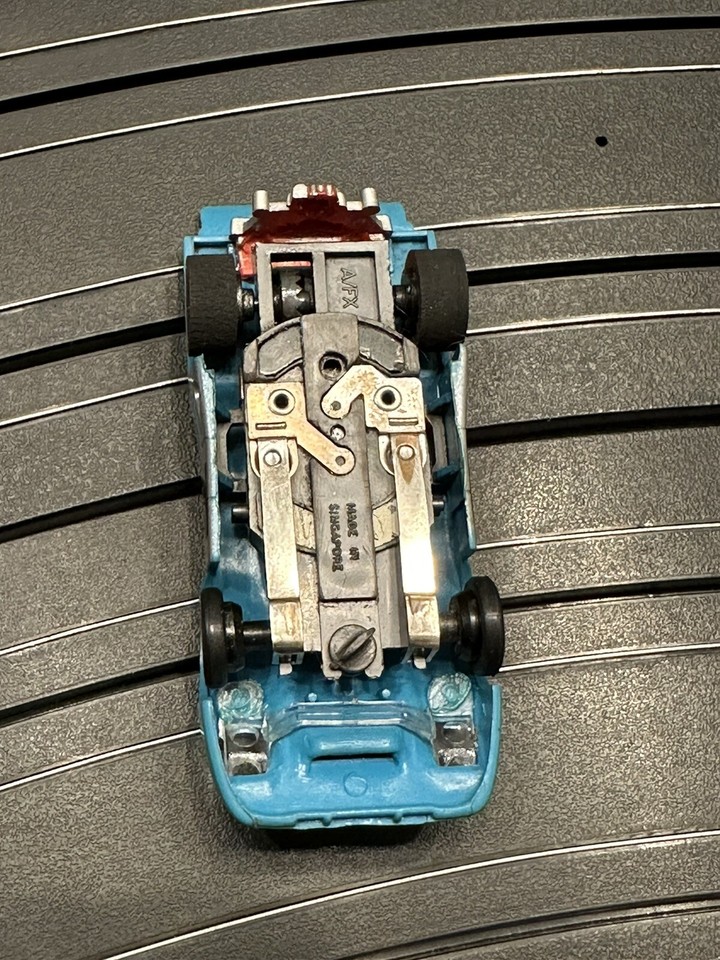 Aurora AFX Magnatraction Ferrari 512M Blue #2 Le Mans HO Slot Car | eBay